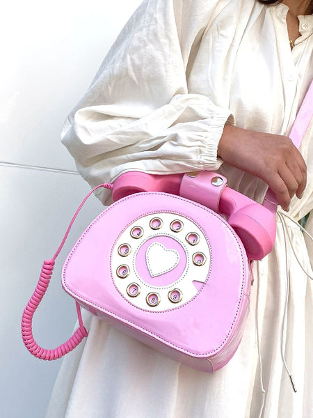 Bag For Love - Telephone Design Satchel Bag - Women Satchels ...
